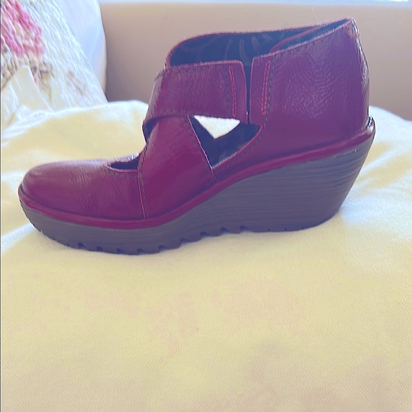 Fly London | Shoes | Fly London Red Wedge Super Stylish | Poshmark